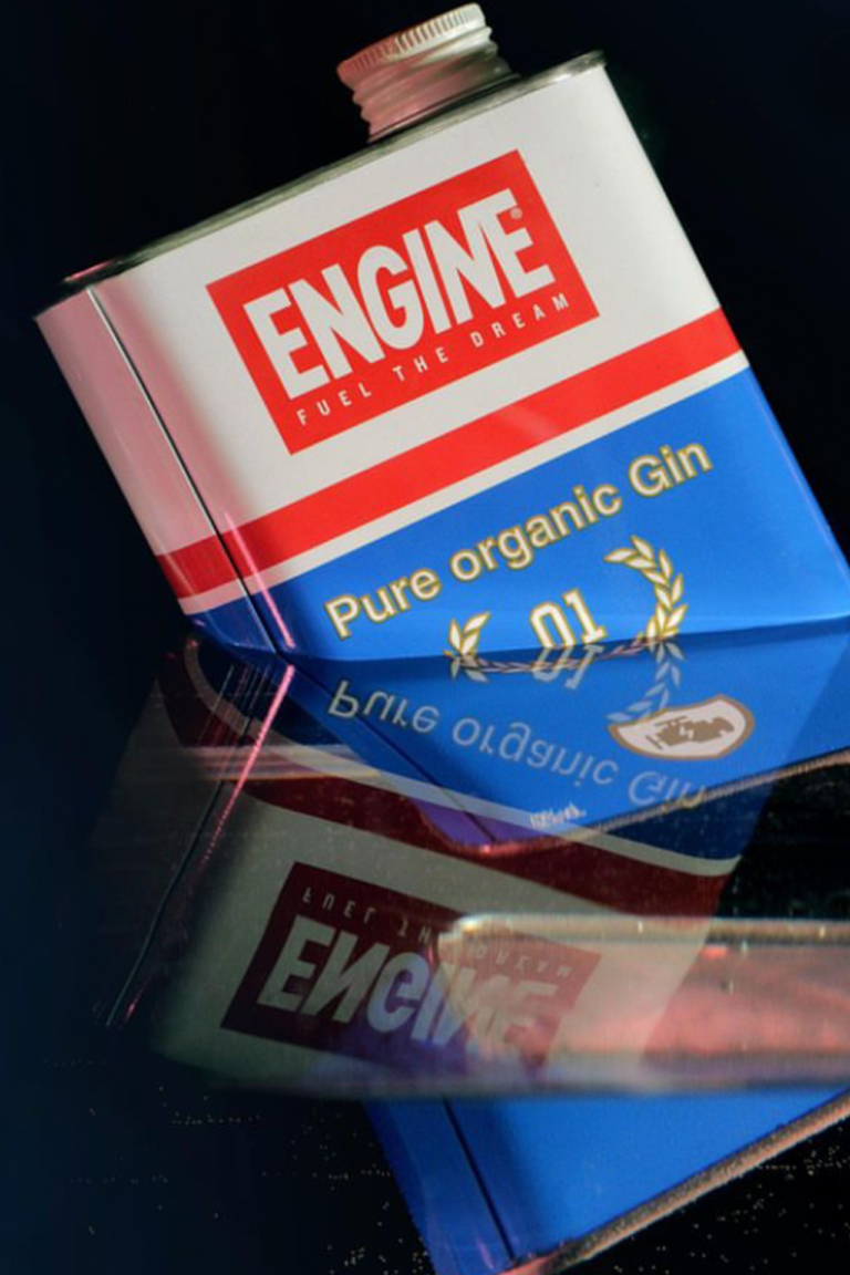 The automotive inspired gin brand with the distinctive tin can design ...